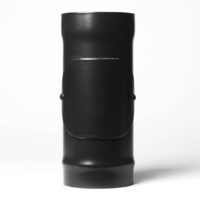 6″ 330mm Straight C/W Door Matt Black Ve Pipe – T&T Distributors